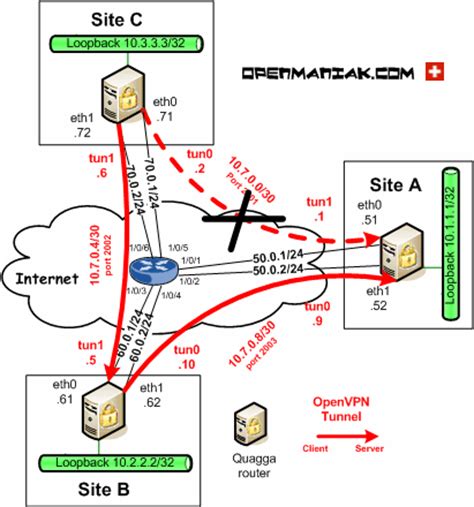 Openvpn Routing Ospf Quagga