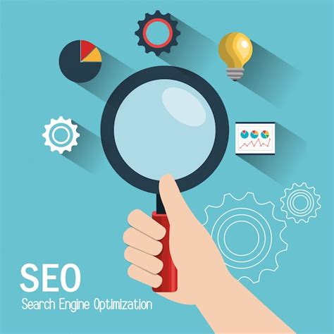 Premium Vector Search Engine Optimization Design