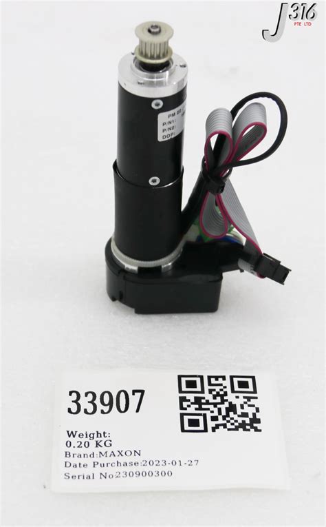 33907 Maxon Motor Assy 639330 W Encoder Heds 5540 A11 And Gearhead