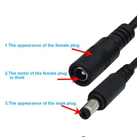 Dc12v Power Extension Cable Male To Female2 5 6mm Grandado