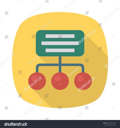 Hierarchy Structure Chart Royalty Free Stock Vector 1280063968