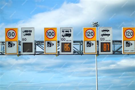 Premium Photo Detect Vehicle Speed On The Road At Day