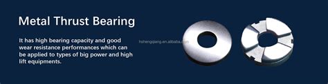 Tilting Pad Thrust Bearing Thrust Pad Thrust Section Thrust Bearing Products From Hengshui