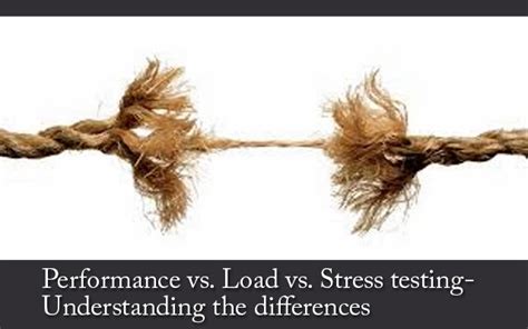 Performance Vs Load Vs Stress Testing Understanding The Differences Software Testing