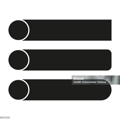진행률 로딩 표시줄 집합입니다 인터페이스 프리로더 버퍼 표시기 벡터 일러스트 레이 션입니다 주당순이익 10 검은색에 대한 스톡 벡터 아트 및 기타 이미지 Istock