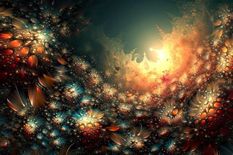 premium ai image 3d abstract computer fractal design fractal is