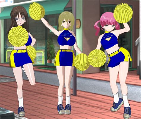 Amorous Professor Cherry Cheerleaders By Quamp On Deviantart