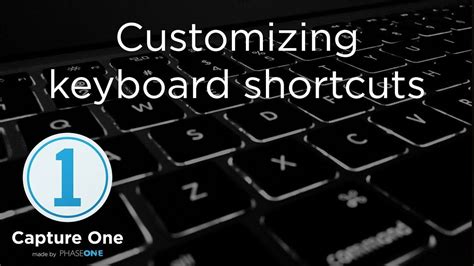 Customize Keyboard Shortcuts