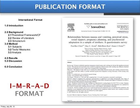 Research In Imrad Form Example Imrad Introduction Examples Imrad Framework Studocu Sample