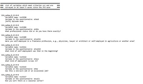 View Of The Text File Generated With The Above Stata Syntax Download Scientific Diagram