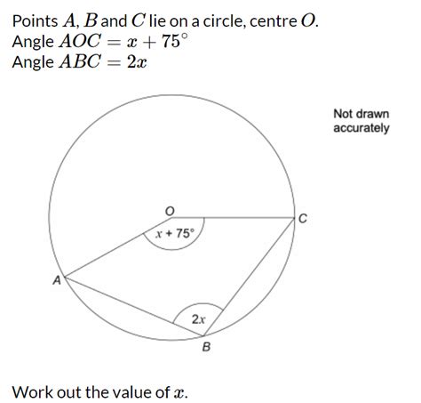 Points A B And C Lie On A Circle Centre O StudyX