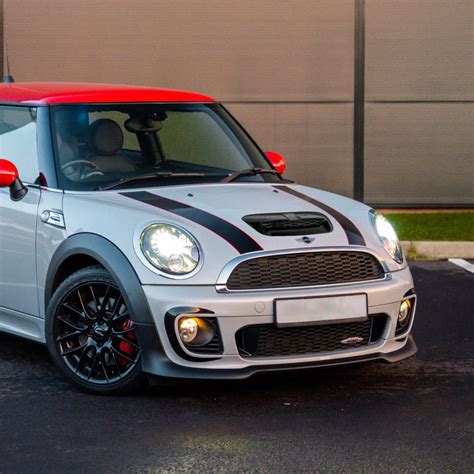 Mini R Series Piano Black Raised Bonnet Scoop Replacement