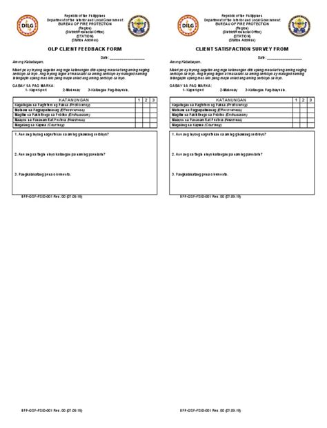 1f Olp Client Feedback Form Rev01 070919 Pdf