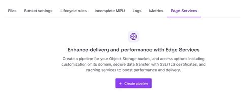 How To Set Up An Edge Services Pipeline For An Object Storage Bucket Scaleway Documentation