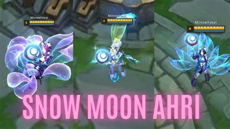 Preview Snow Moon Ahri Chromas Youtube