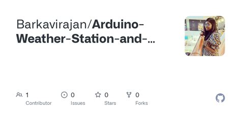 Github Barkavirajan Arduino Weather Station And Thedht Temperature Humidity Sensor