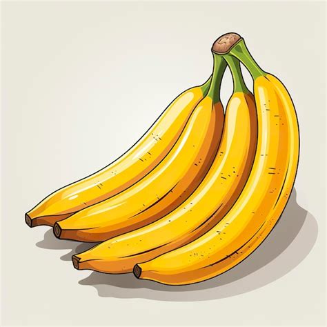 Premium Ai Image Vector Illustration Of Bananas In Kawaii Anime Style Cartoon