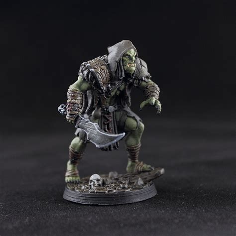 3d Printable Slice Orc Assassin 32mm Dnd By Rn Estudio