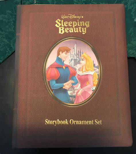 Disneys Sleeping Beauty Storybook Ornament Set New 4686338197