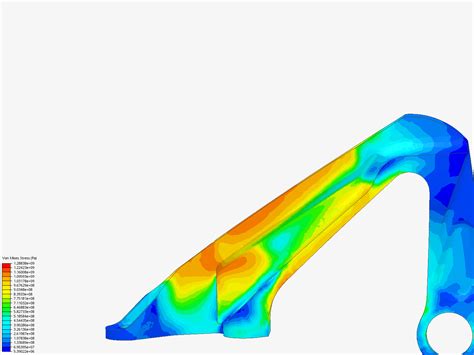 Plate 2 Nonlinear Analysis Of Aircraft Engine Bearing Bracket