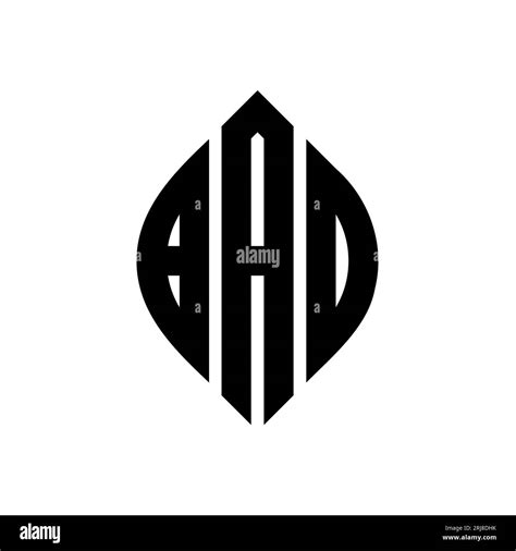 Bad Circle Letter Logo Design With Circle And Ellipse Shape Bad Ellipse Letters With