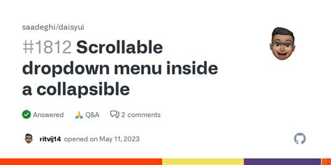 Scrollable Dropdown Menu Inside A Collapsible · Saadeghi Daisyui
