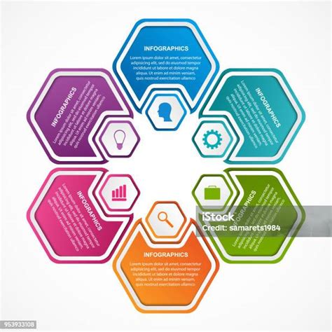 추상 옵션 인포 그래픽 템플릿입니다 비즈니스 프레 젠 테이 션 또는 정보 배너에 대 한 인포 그래픽입니다 0명에 대한 스톡 벡터 아트 및 기타 이미지 Istock
