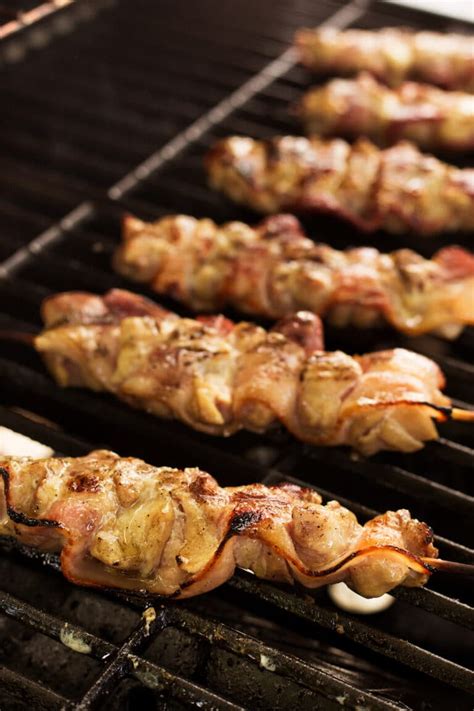 Chicken Bacon Skewers Easy Good Ideas