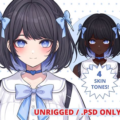 Black Vtuber Model Etsy