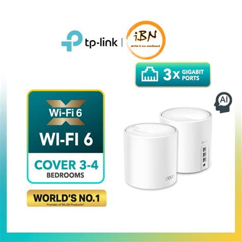 TP Link AX Whole Home AI Driven Wifi Mesh Wifi Router Or AP Mode Support Unifi Maxis Fiber