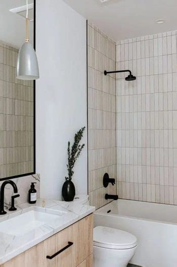 Trendy Stacked Tile Ideas For Bathrooms DigsDigs