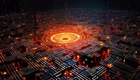 3d Rendering Of Abstract Digital Technology Concept Circuit Board