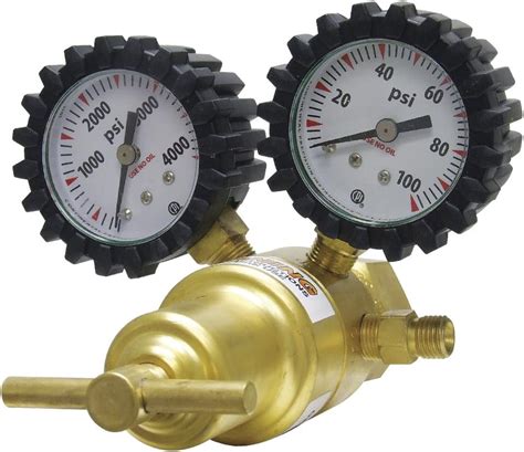 Uniweld Rht8015 Medium Heavy Duty Two Stage Nitrogen Regulator With Cga580 Inlet Power Brazing