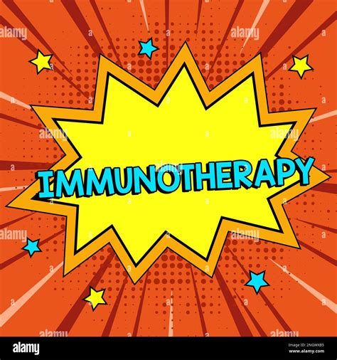 Writing Displaying Text Immunotherapy Word Written On Treatment Or Prevention Of Disease That