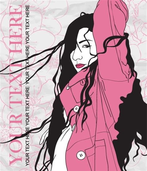 만화 패션 뷰티 벡터 Eps Uidownload