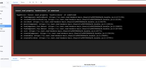 [bug report] broken logic in 2 3 5 cannot read property hasattribute