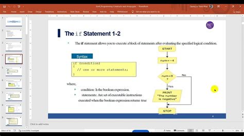 Session 4 Programming Constructs And Arrays Youtube