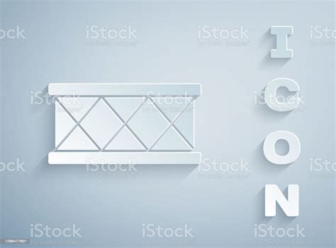 회색 배경에 격리 된 용지 컷 드럼 아이콘 음악 기호입니다 악기 기호 종이 아트 스타일 벡터 3월에 대한 스톡 벡터 아트 및 기타 이미지 Istock