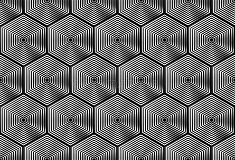 Abstract Hexagonal Geometric Pattern Background Stock Illustration Illustration Of Material