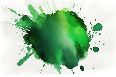 종이 텍스처 컴포지션 생성 Ai에 수채화 스플래시 프리미엄 사진