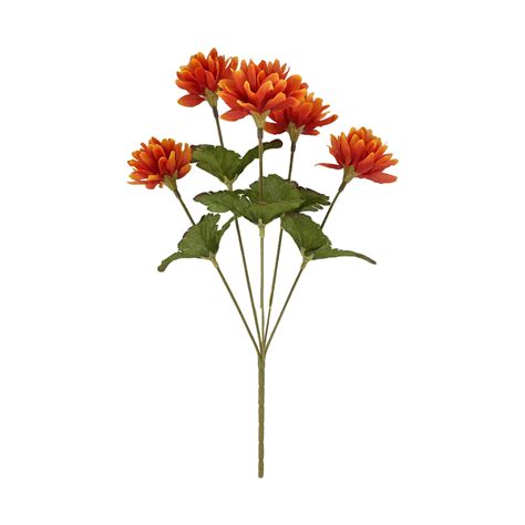 Artificial Mum Bush Orange