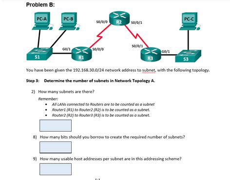solved problem b you have been given the 192 168 30 0 24