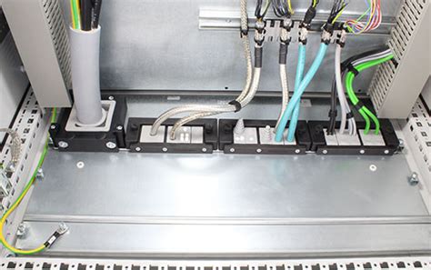 Cable Entry At The Control Panel Base Dustproof And Safe Icotek