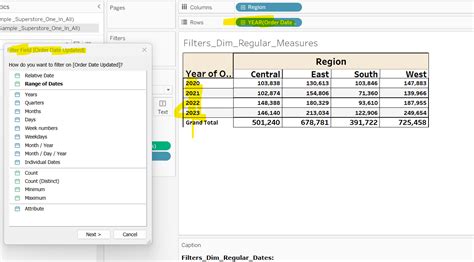 Tableau Visualizations Filters Tableau