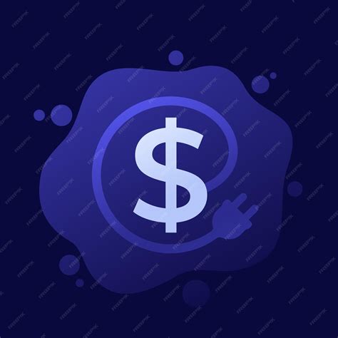 Premium Vector Electricity Energy Cost Icon With A Plug Vector Design