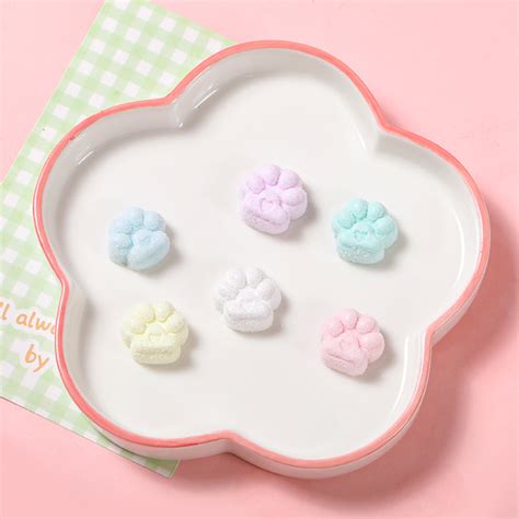 6pc Small Mini Cat Paw Taba Squishy Fufusquishy