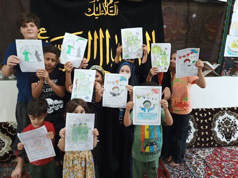 کودکان و نوجوانانی که با نقاشی با داستان مباهله آشنا شدند شبستان