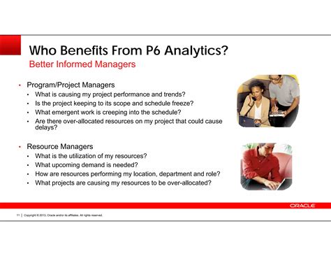 P6 Analytics Product Roadmap And Overview Oracle Primavera P6