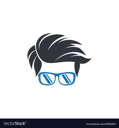 Geek Logo Template Icon Royalty Free Vector Image