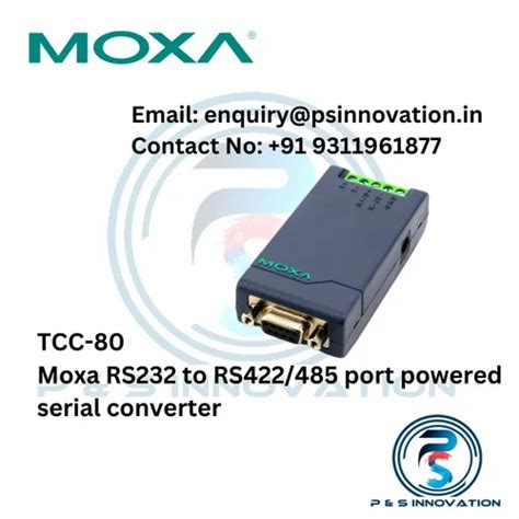 TCC 80 Moxa RS232 To RS422 485 Port Powered Serial Converter 12V AC DC At 7500 Piece In Noida